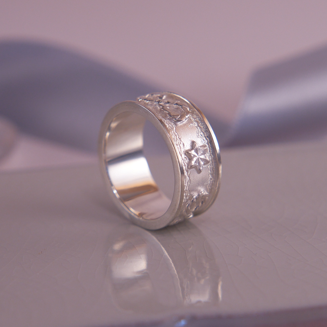 Ring Stern Silber