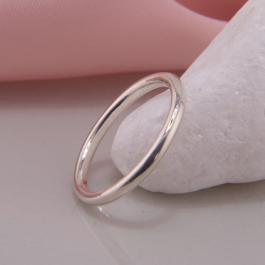 Stacking Ring Silber poliert